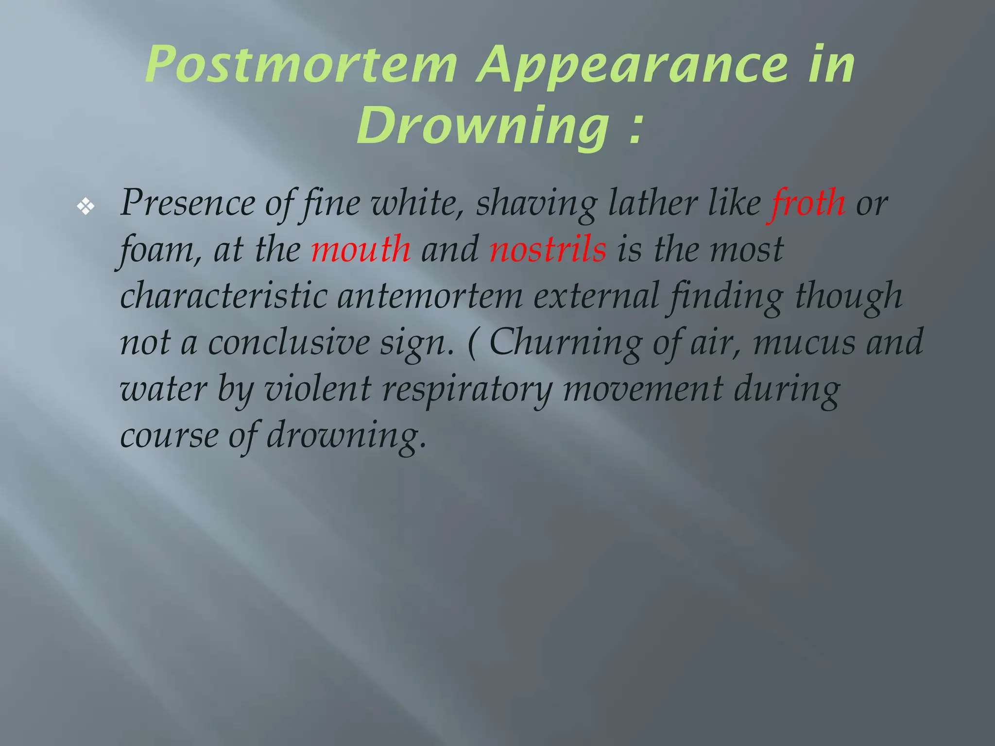 Drowning Chapter from Forensic Medicine.pptx