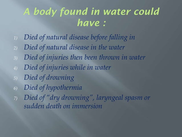 Drowning Chapter from Forensic Medicine.pptx