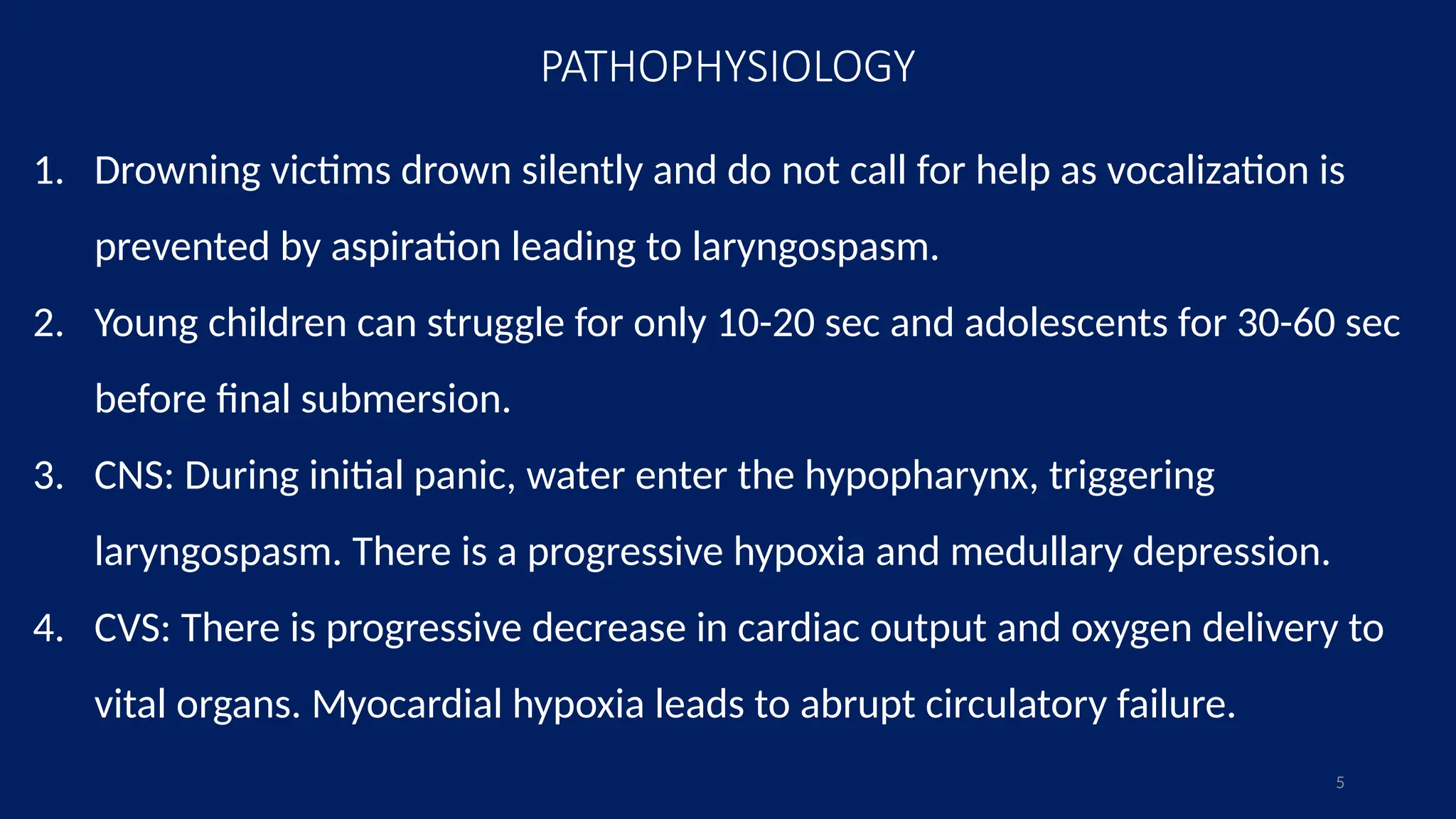 Drowning in children pathophysiology and complications .pptx