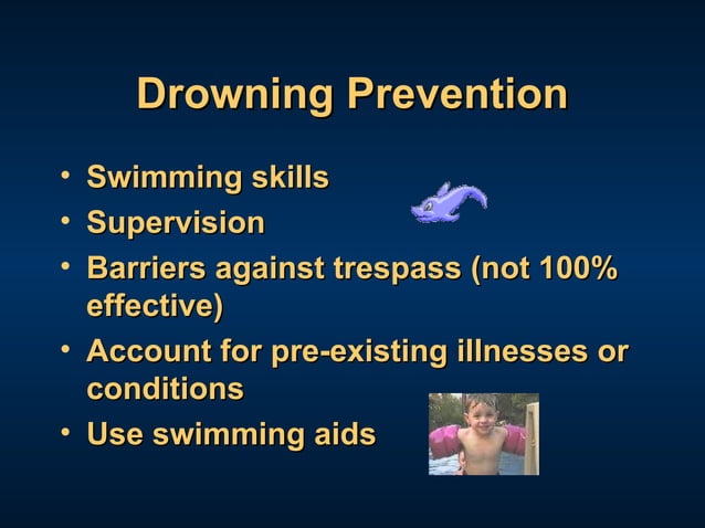 DROWNING RISK REDUCTION AND PREVENTION PPT | PPT