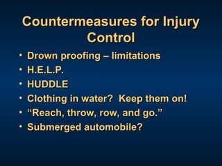 DROWNING RISK REDUCTION AND PREVENTION PPT | PPT