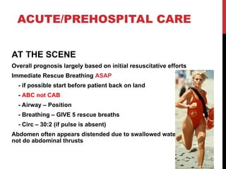 Drowning pediatric patient in the emergency room | PPT