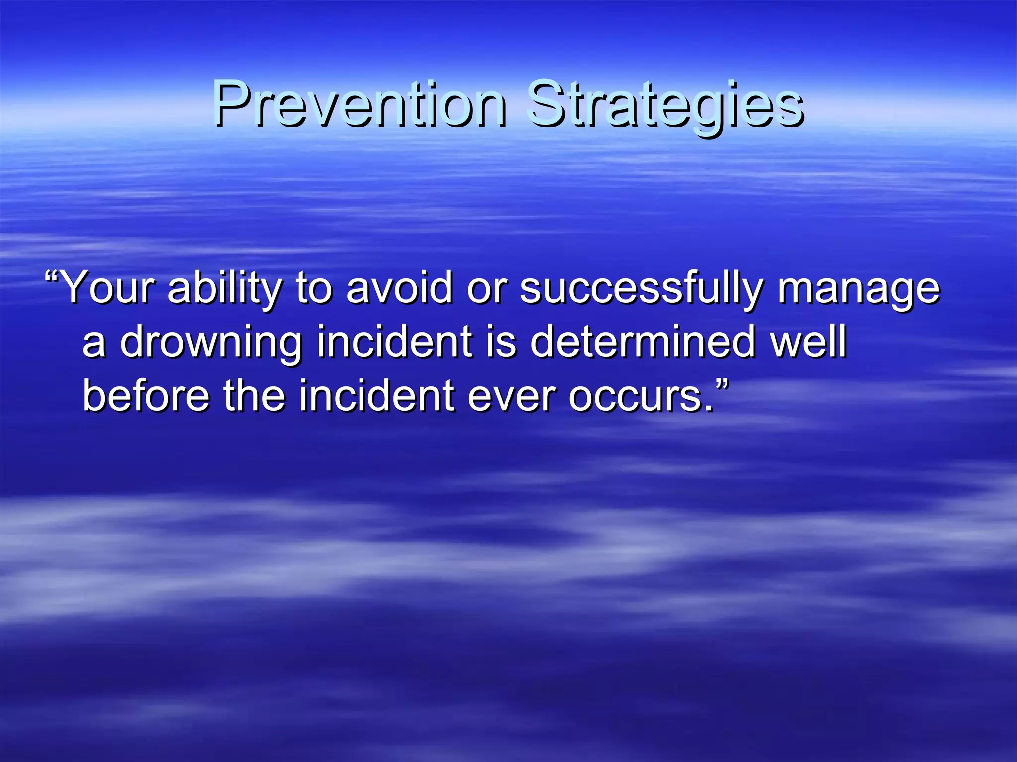 Drowning Incident Analysis | PPT