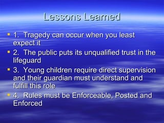 Drowning Incident Analysis | PPT