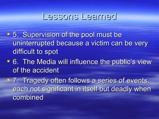 Drowning Incident Analysis | PPT