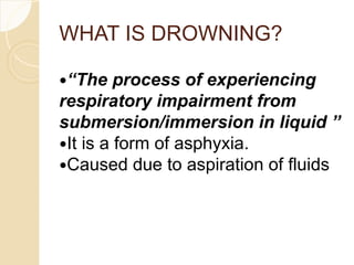 Drowning | PPTX