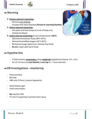 Pediatric Drowning; Pediatrics 2018 | PDF | First Aid | Injuries