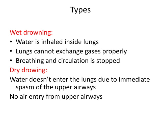 first aid management of patient with drowning | PPTX | First Aid | Injuries
