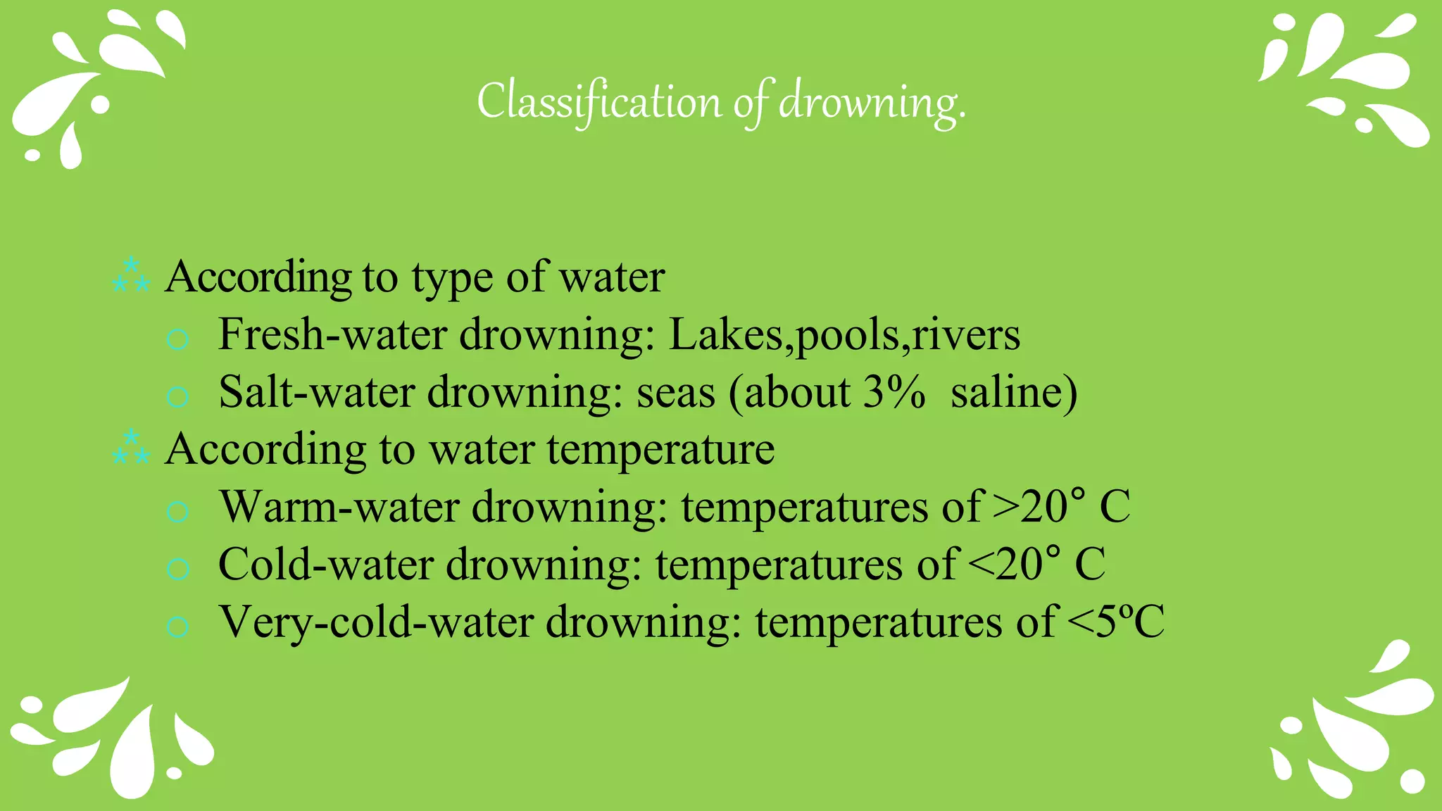 Drowning and near drowning | PPTX