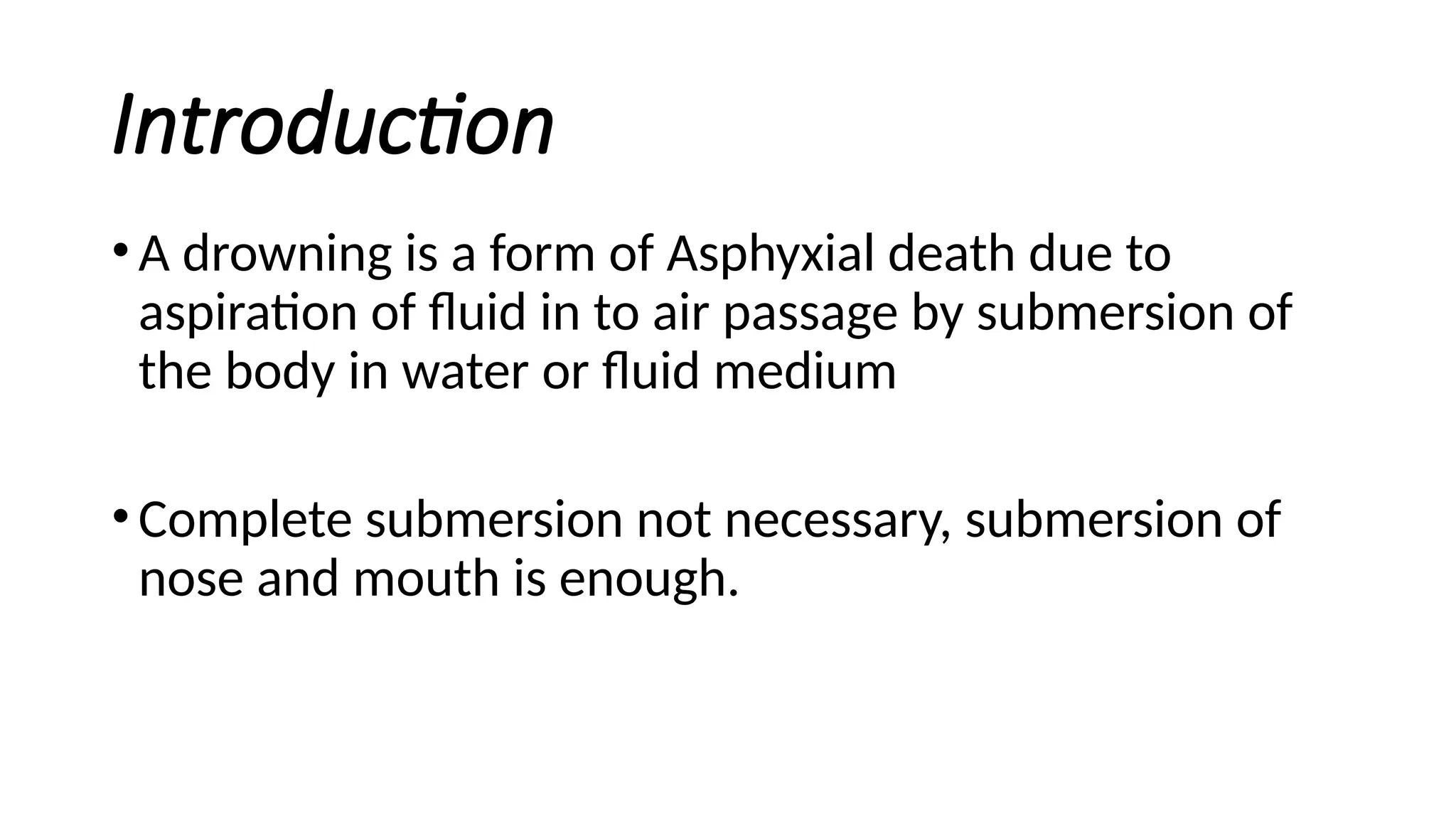 Drowning A detailed Case Study from postmortem examination | PPTX
