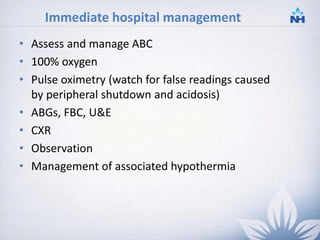 Drowning ( Submersion Injuries ) | PPTX | First Aid | Injuries