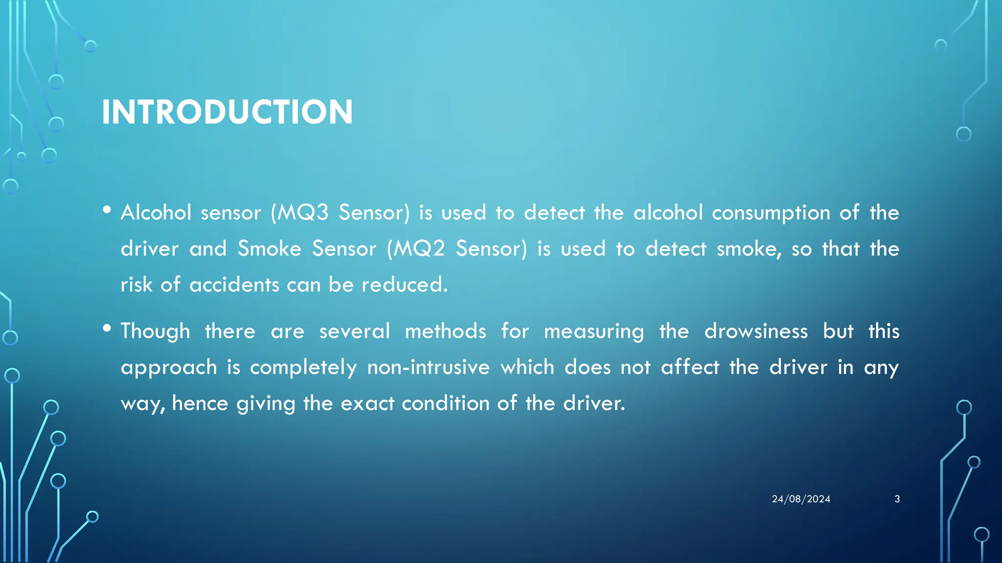 Driver Drowsiness And Alcohol And Smoke Detection Pptx