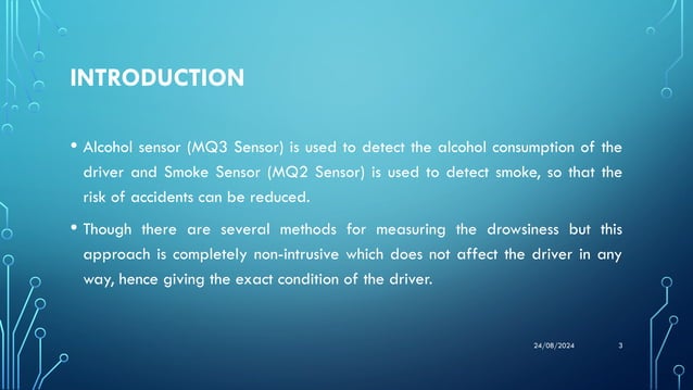 Driver Drowsiness And Alcohol And Smoke Detection Pptx