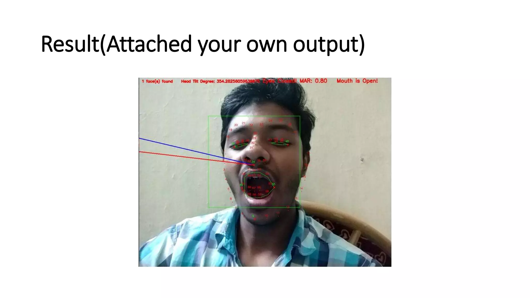 Drowsiness Detection Using Machine Learning 1 Pptx