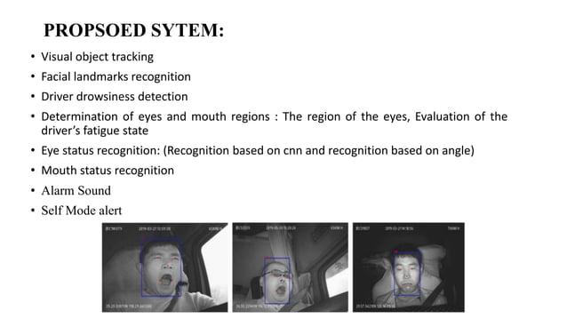 Drowsiness Detection Using Machine Learning 1 Pptx