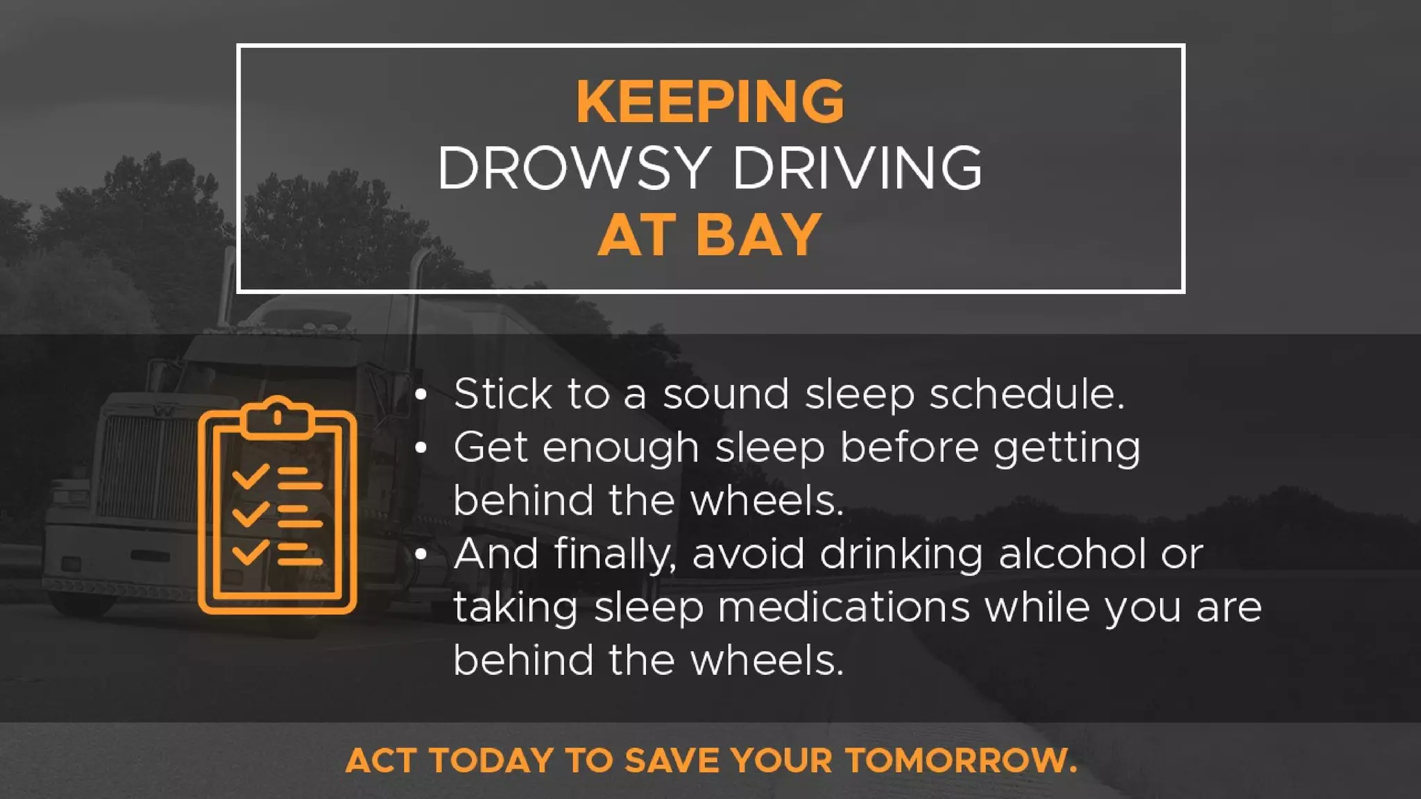 Drowsy Driving Facts and Stats | PPT