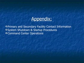 Disaster Recovery Plan for IT | PPT