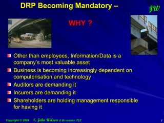 Disaster Recovery Planning | PDF