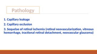 Diabetic retinopathy ,risk factors, management plan.pptx