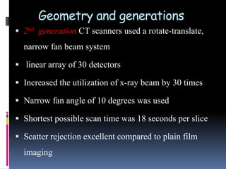 Basic Principles and Concepts of Computed Tomography (CT) | PPTX