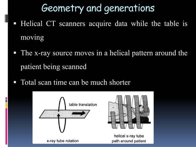 Basic Principles and Concepts of Computed Tomography (CT) | PPTX | 3-D ...