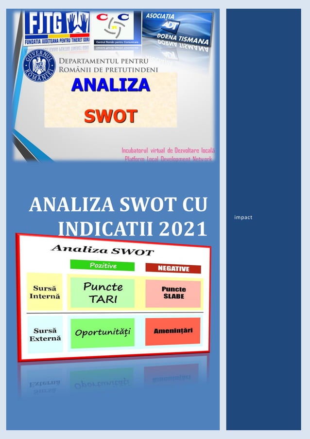 Drp analiza swot cu indicatii 2021 net st@rtup adt | PDF