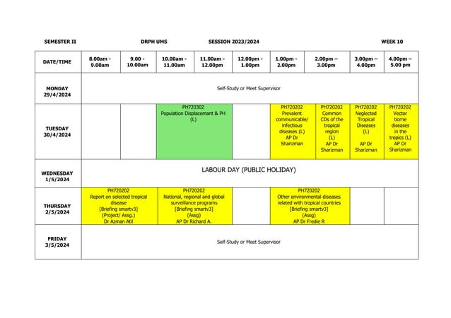 DrPH SEMESTER 2 BLOCK SCHEDULE SESSION 2023-2024.pdf