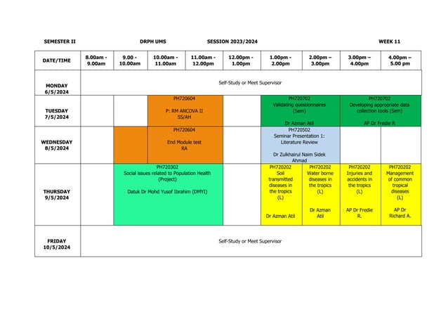 DrPH SEMESTER 2 BLOCK SCHEDULE SESSION 2023-2024.pdf