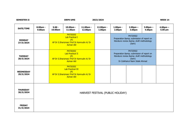 DrPH SEMESTER 2 BLOCK SCHEDULE SESSION 2023-2024.pdf