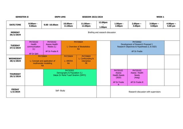 DrPH SEMESTER 2 BLOCK SCHEDULE SESSION 2023-2024.pdf