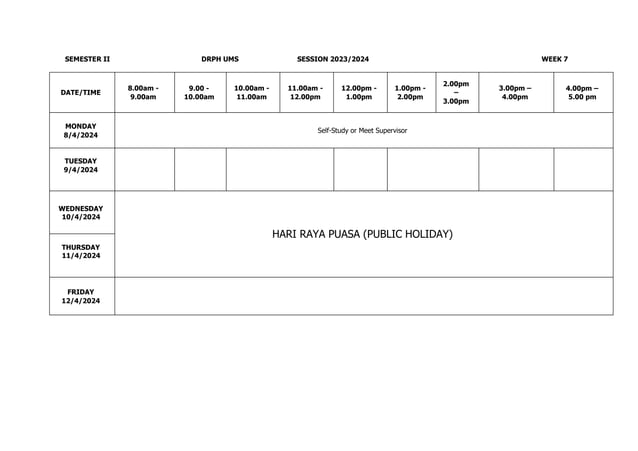 DrPH SEMESTER 2 BLOCK SCHEDULE SESSION 2023-2024.pdf