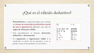 Lógica: deducción natural | PDF