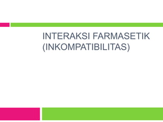 Drp interaksi obat [autosaved] | PPTX