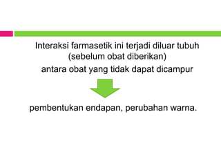Drp interaksi obat [autosaved] | PPTX