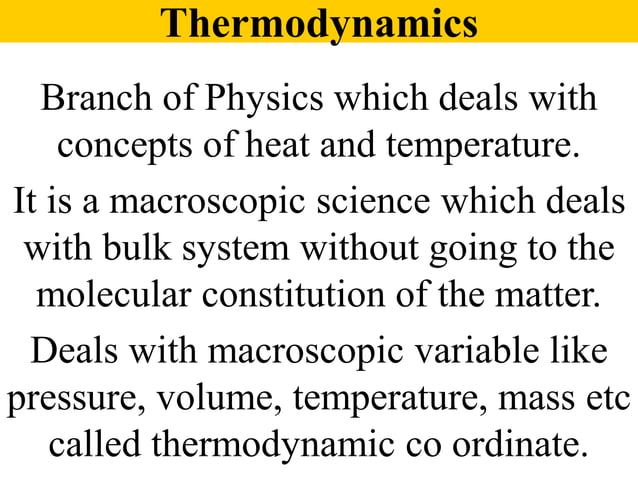 Thermodynamics in everyday life and uses | PDF | Chemistry | Science