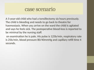 Bleeding tonsils are an emergency. They are anesthetic and surgical ...