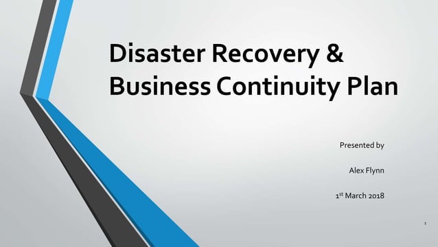 Disaster Recovery Plan | PPT