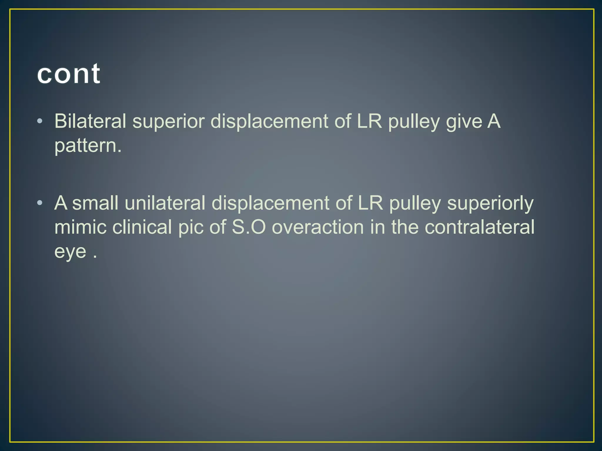 Pattern Strabismus | A.V Pattern | PPTX