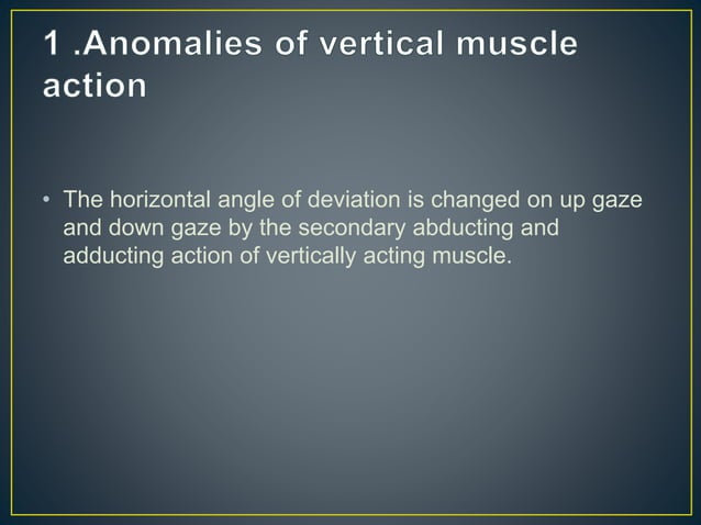 Pattern Strabismus | A.V Pattern | PPTX | Eye and Vision Conditions ...