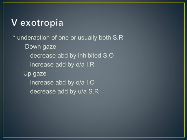 Pattern Strabismus | A.V Pattern | PPTX | Eye and Vision Conditions ...