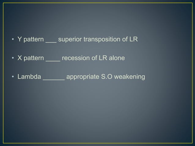 Pattern Strabismus | A.V Pattern | PPTX | Eye and Vision Conditions ...