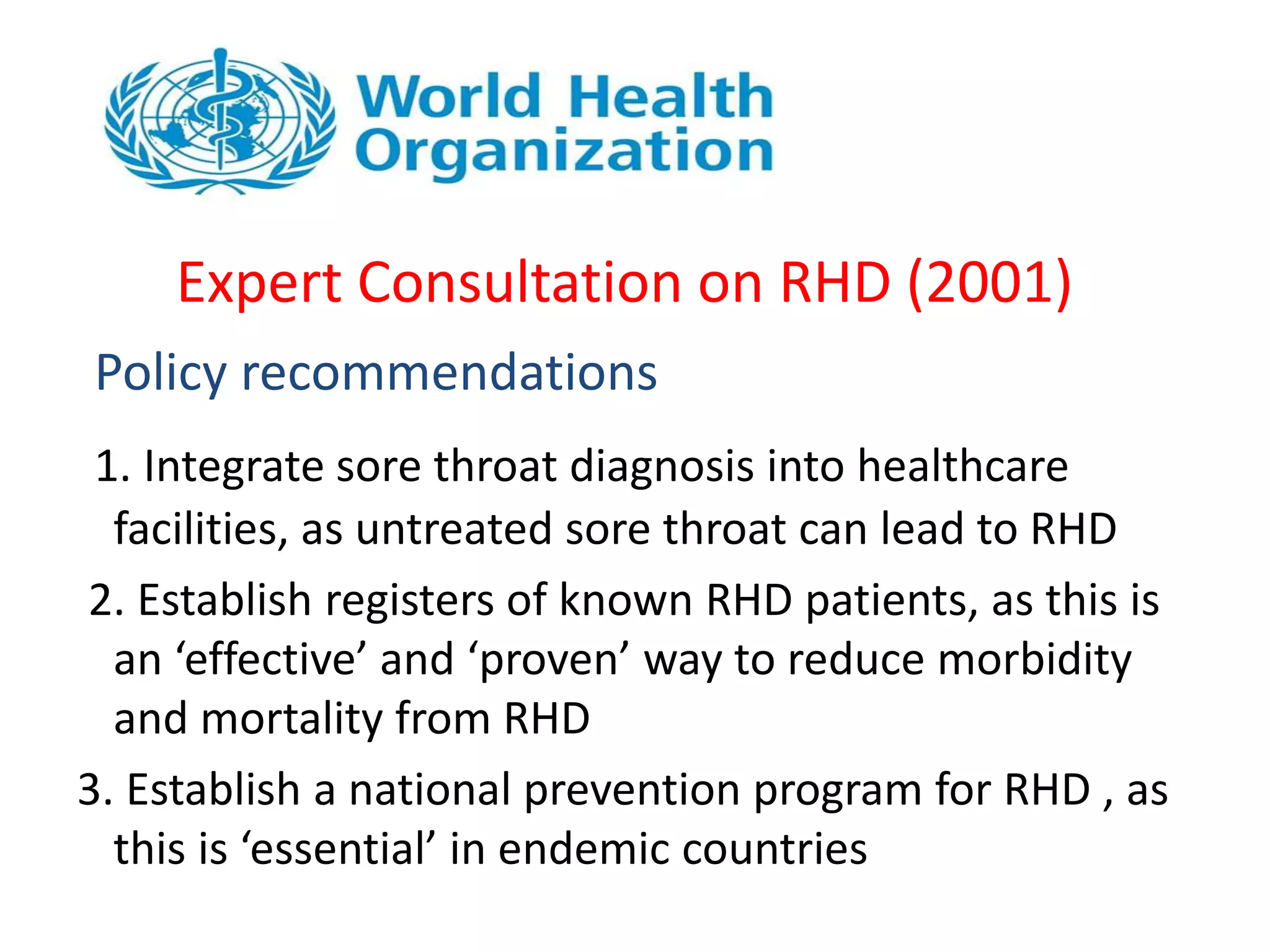 Changing scenario of Rheumatic Heart Disease in Nepal | PPTX