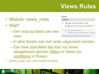 de Rules module van Drupal | PPTX