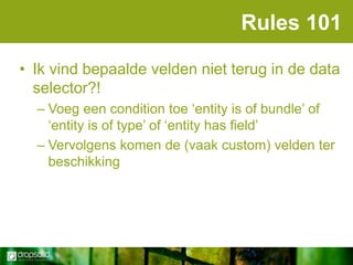 de Rules module van Drupal | PPTX