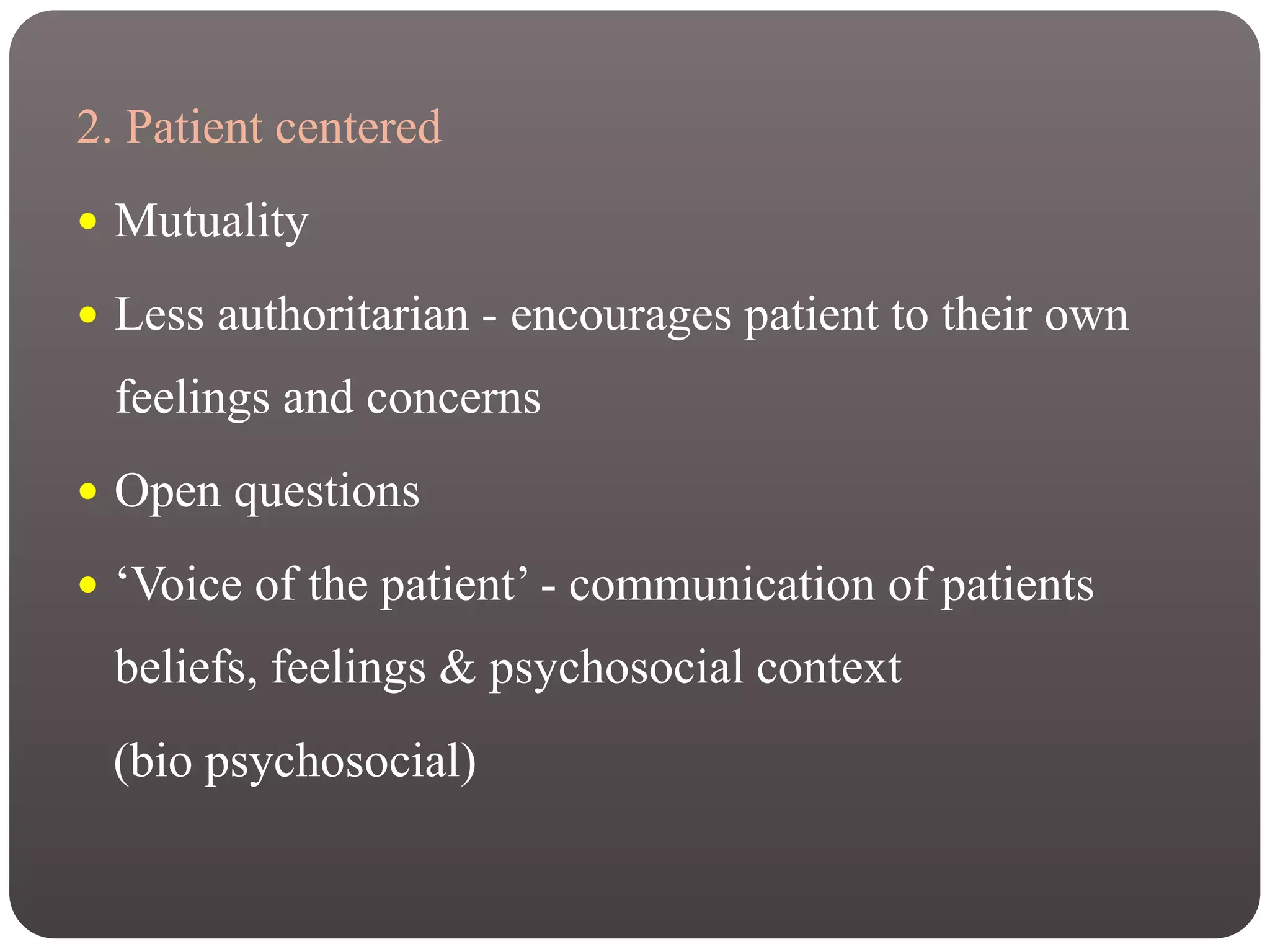 Doctor Patient Relationship | PPTX