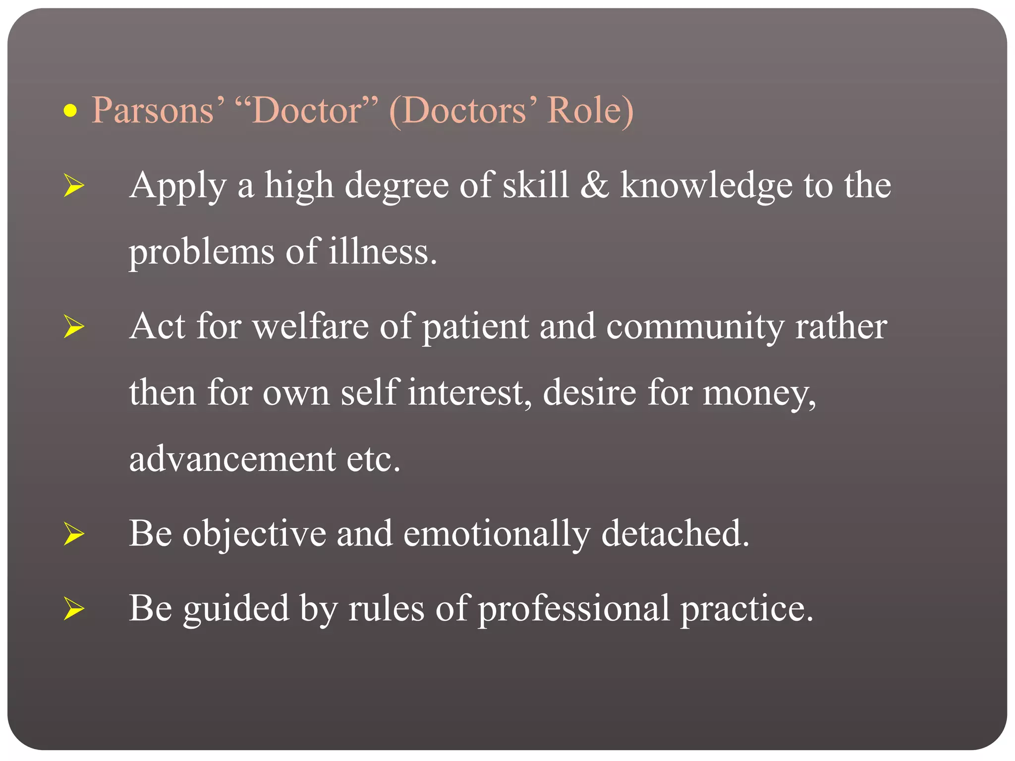 Doctor Patient Relationship | PPTX