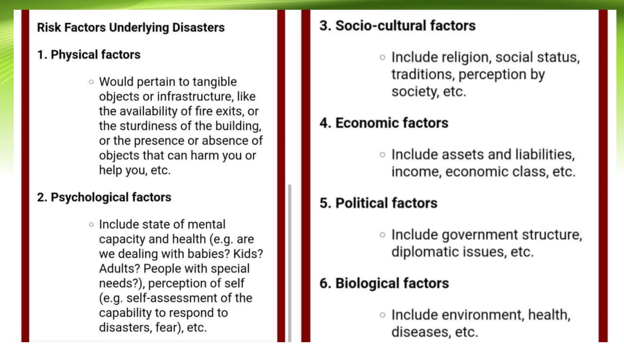 concepts of drr and drrm/types of disaster/perspective.pptx
