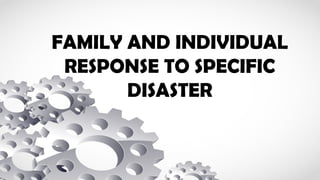DISASTER RISK REDUCTION PRESENTATION PPT | PPT