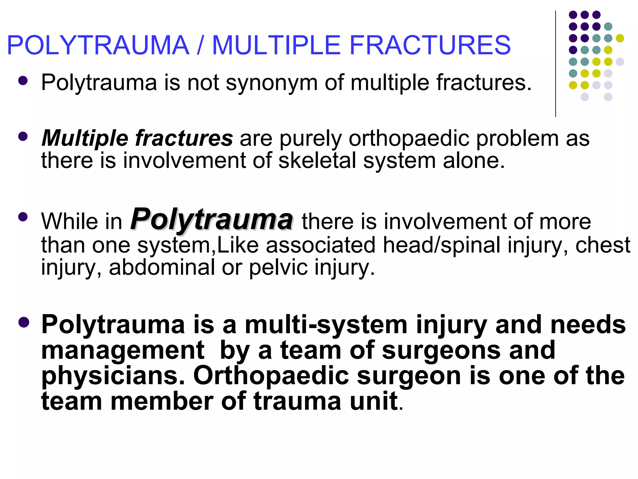 Dr radhey shyam(polytrauma management) | PPT