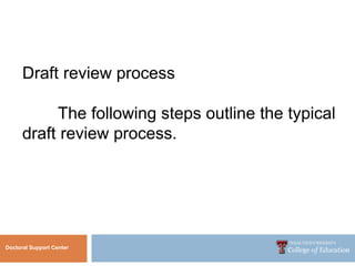 Draft review process | PPT